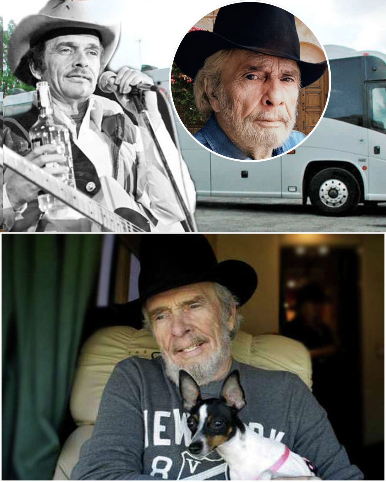 🚌 The Final Ride — On a Worn Leather Seat, Merle Haggard Said Goodbye ...