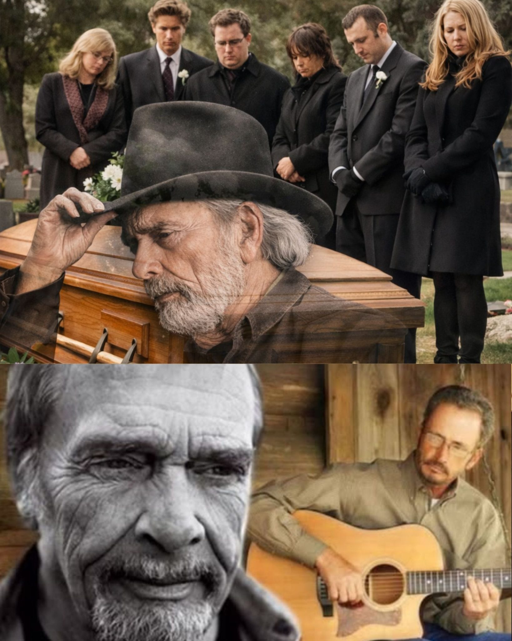 At Merle Haggard’s funeral, the room fell quiet as Marty Haggard ...